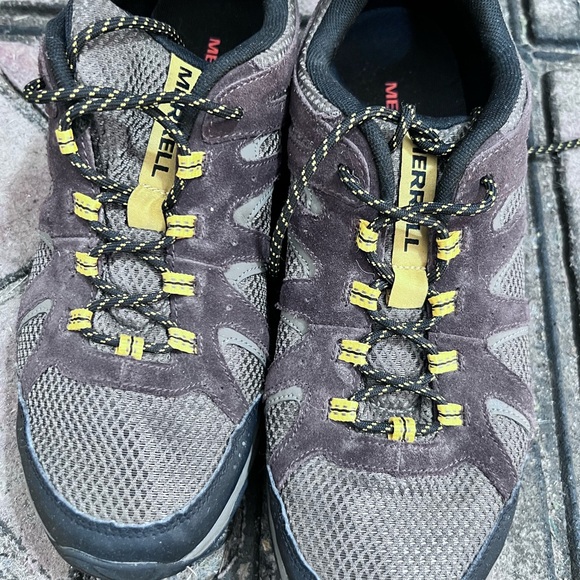 Merrell | Shoes | Mens Size 15 Merrell Brown And Yellow Hiking Shoes ...